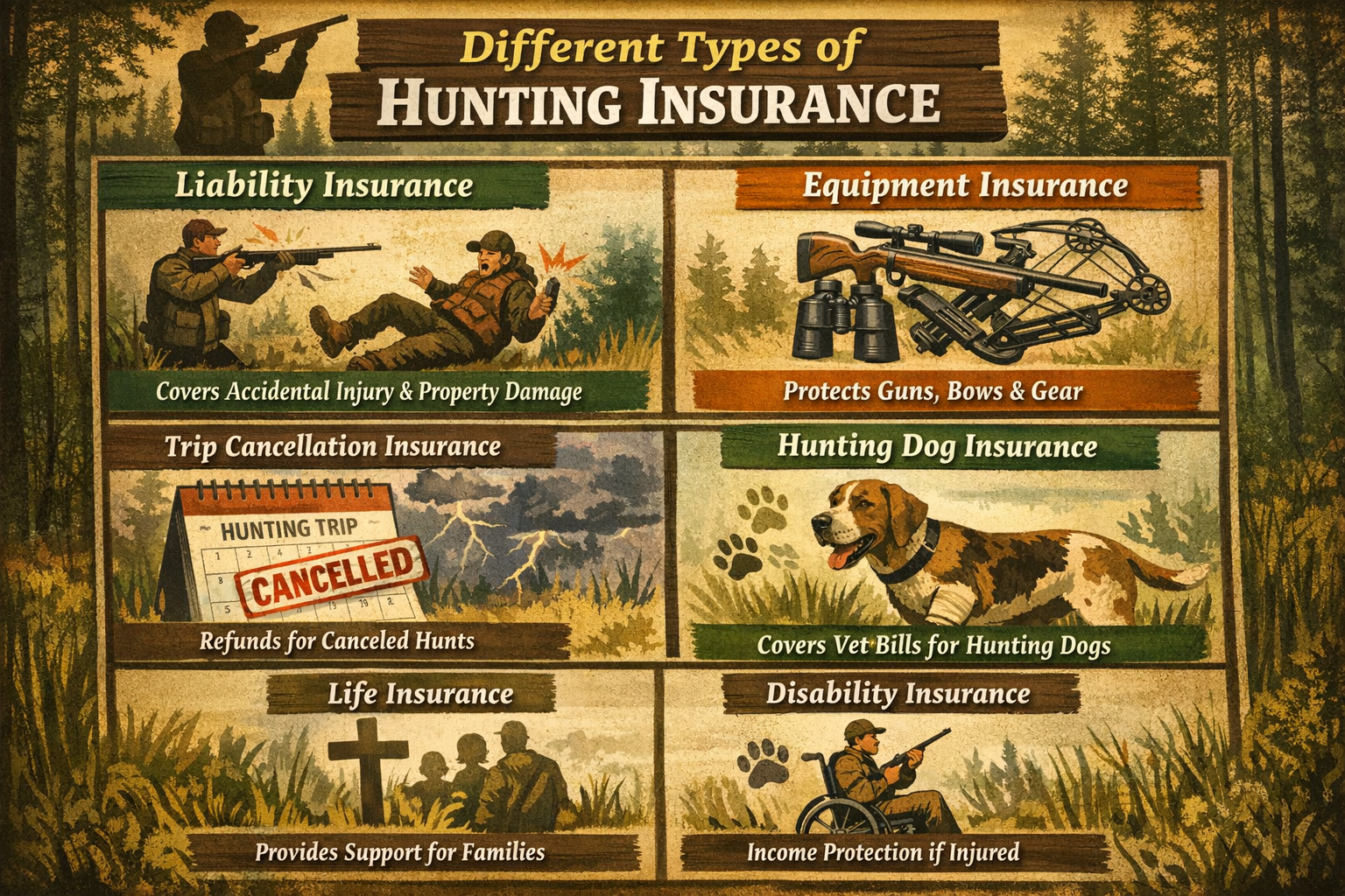 Types of Hunting Insurance